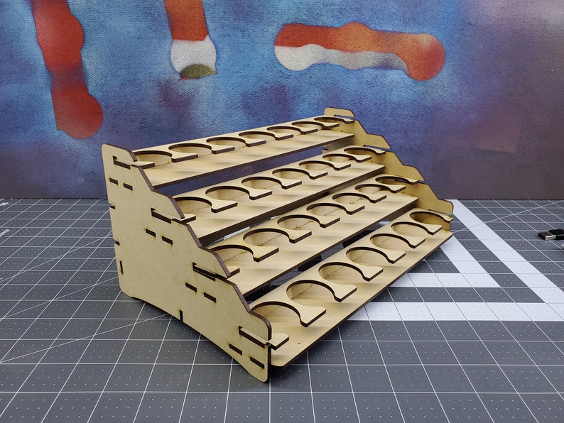 28 Bottle Testor Createfx Paint Rack - Etsy