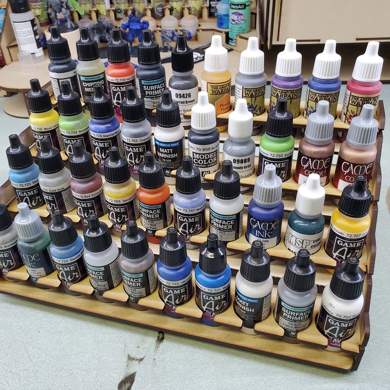 Wood Vallejo Rack - Etsy