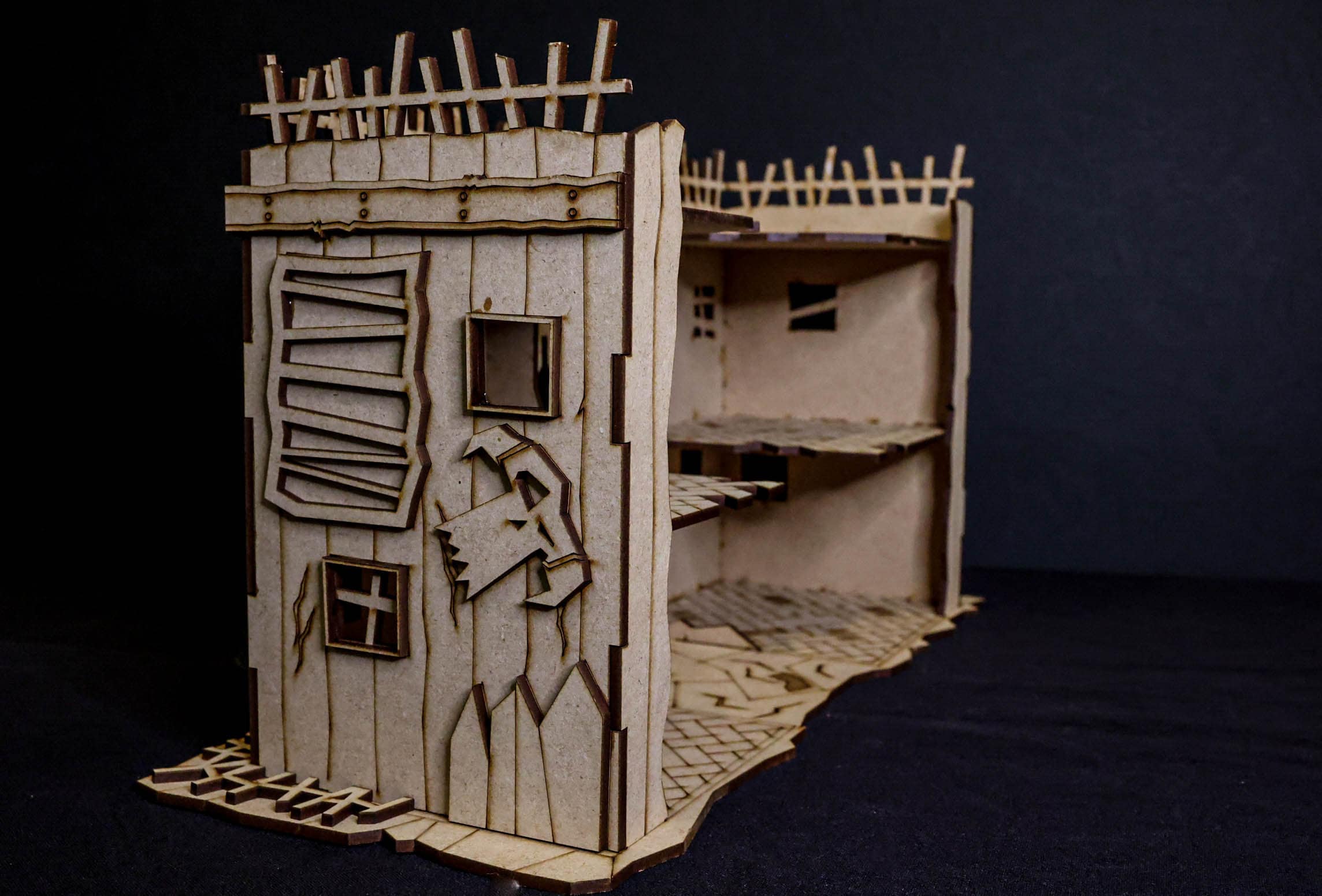 Ork Palisade: MDF Laser Cut Wargame Terrain - Etsy