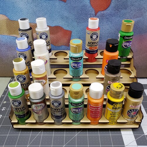 Wood Paint Bottle Rack Organizer for Army Painter Warpaints - Etsy