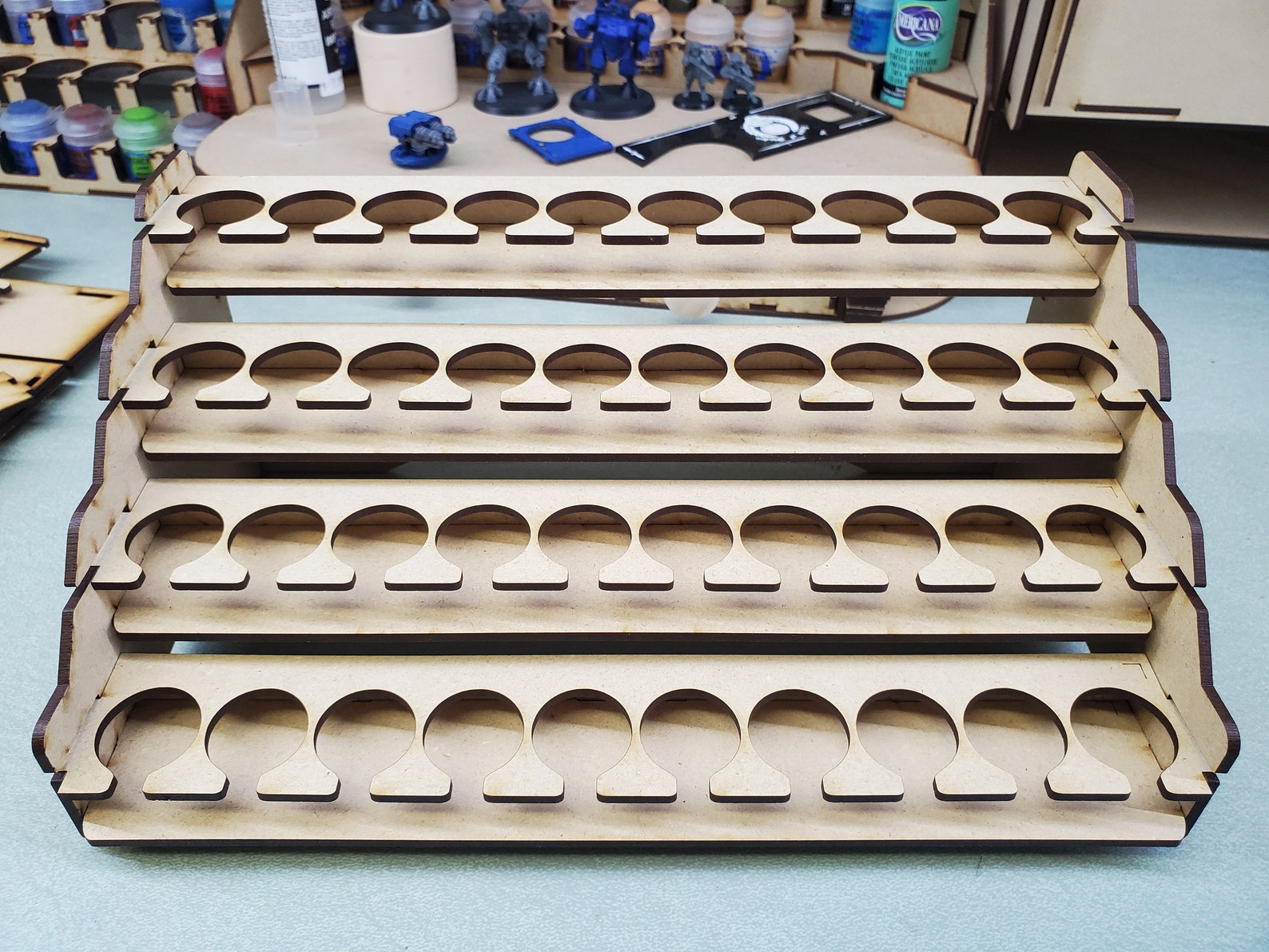 40 Bottle Vallejo/army Painter Modular Paint Rack | Etsy