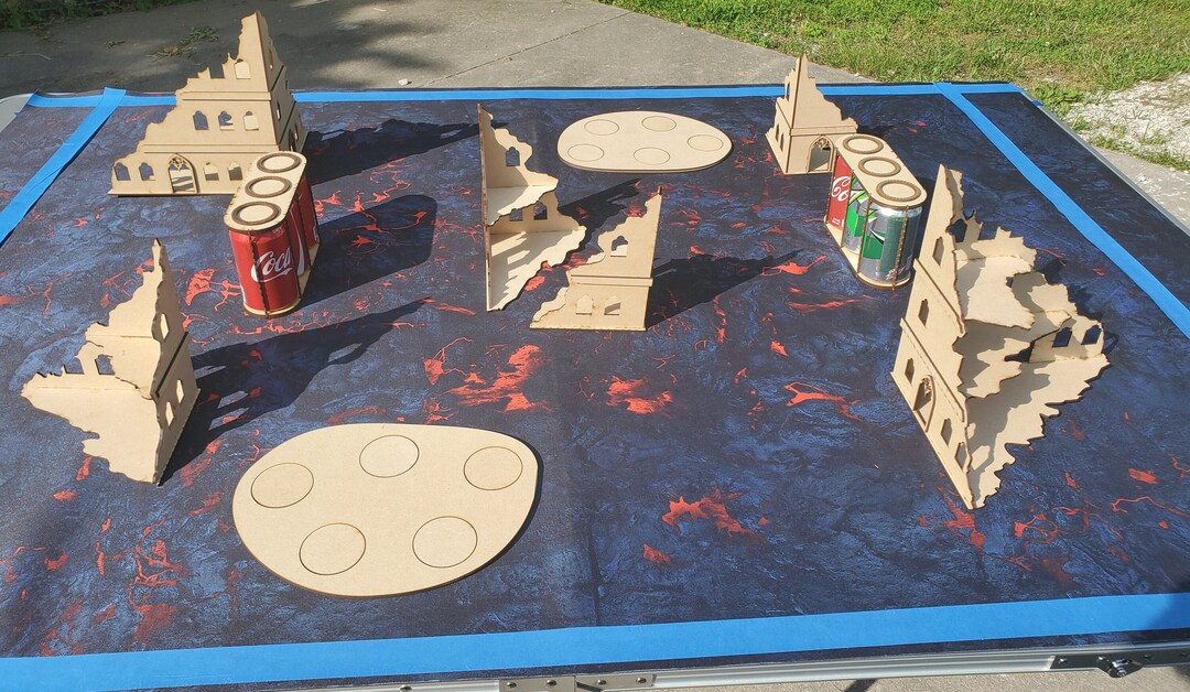 Battlefield Bundle 28mm MDF Wargaming Terrain Warhammer 40k - Etsy