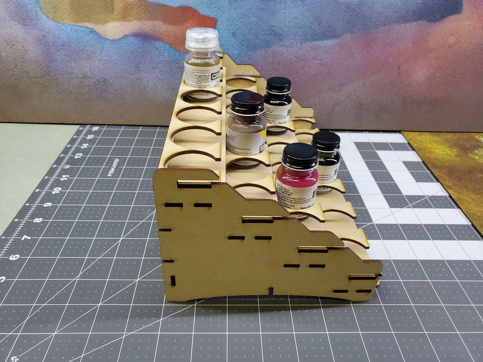 28 Bottle Testor Createfx Paint Rack - Etsy
