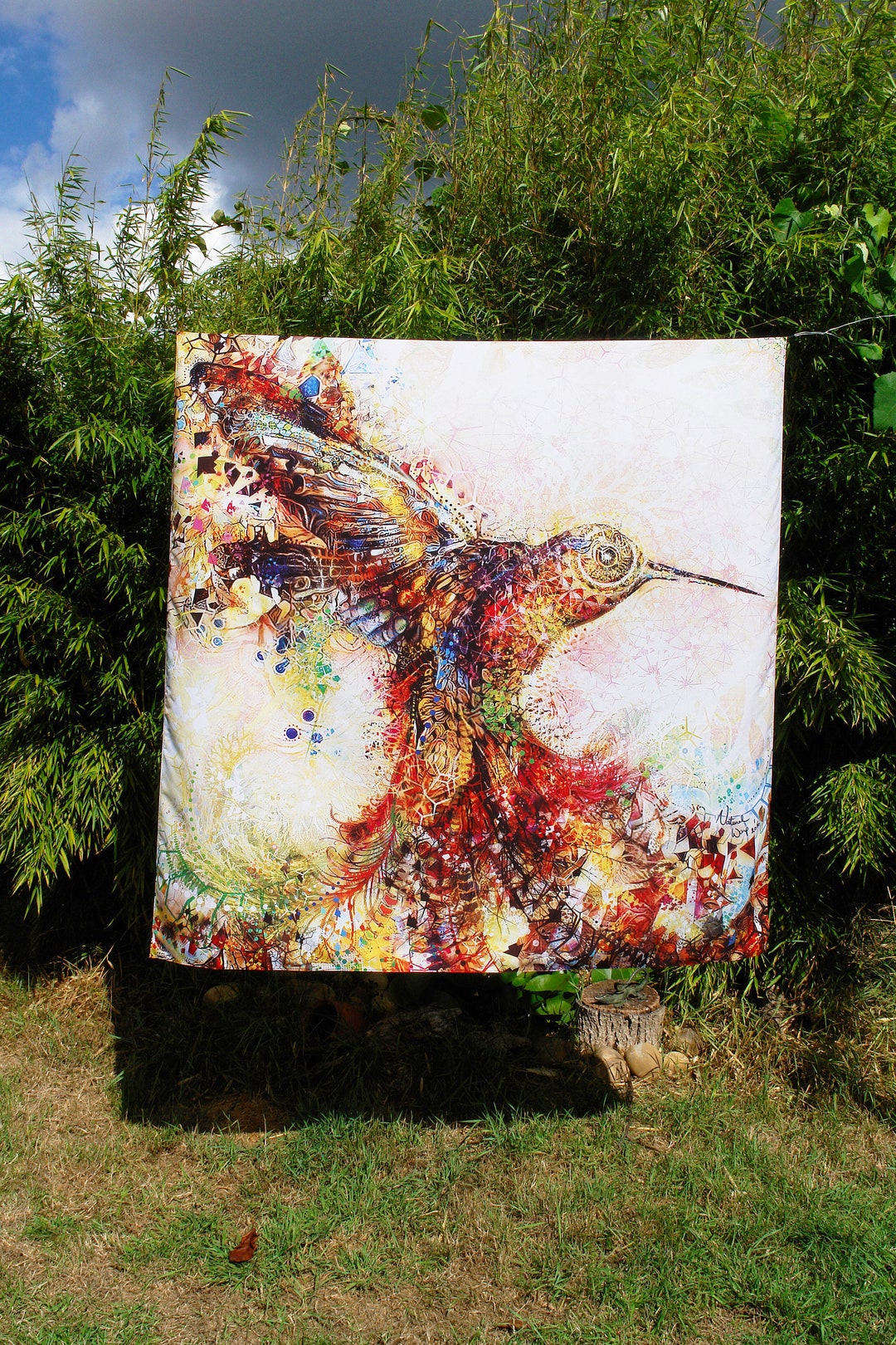 Tapestry - Hummingbird of Paradise - Etsy