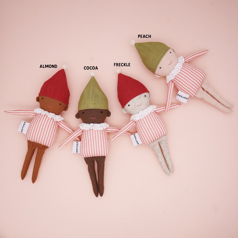 Little Elf Doll / Christmas Elves / Holiday Elf / Black Doll ...