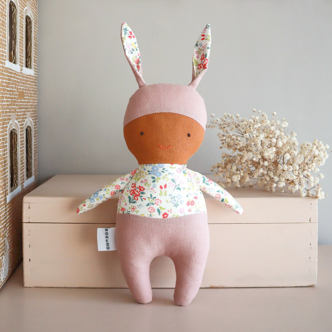 Bunny Doll / Easter Bunny Rabbit Rattle / Soft Toy / Baby Gift ...