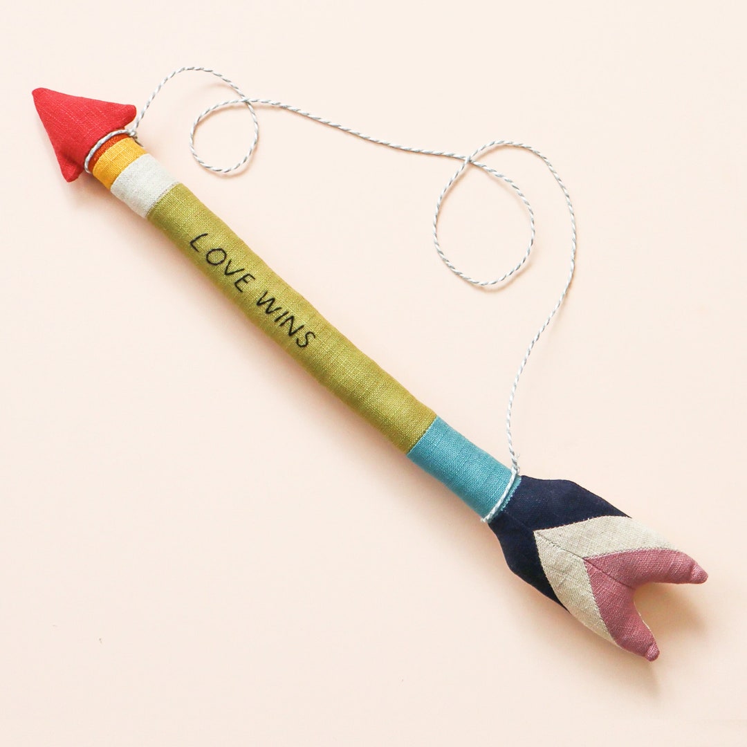 Pride Rainbow Arrow Decor / LGBTQ+ Gift / Same Gender Wedding Gift ...