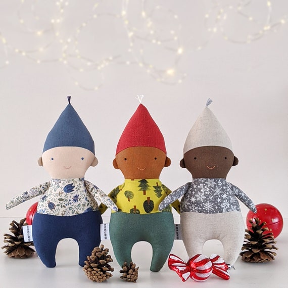 Winter Holiday Gnome Doll / Christmas Elf / Hanukkah / | Etsy