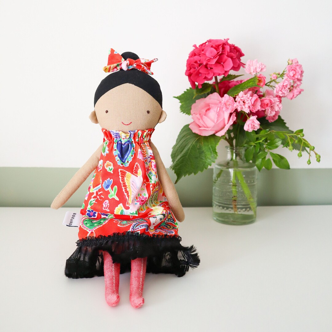 Valentina- Top Knot Girl / Mexican Doll / Hispanic Doll / Spanish Doll ...