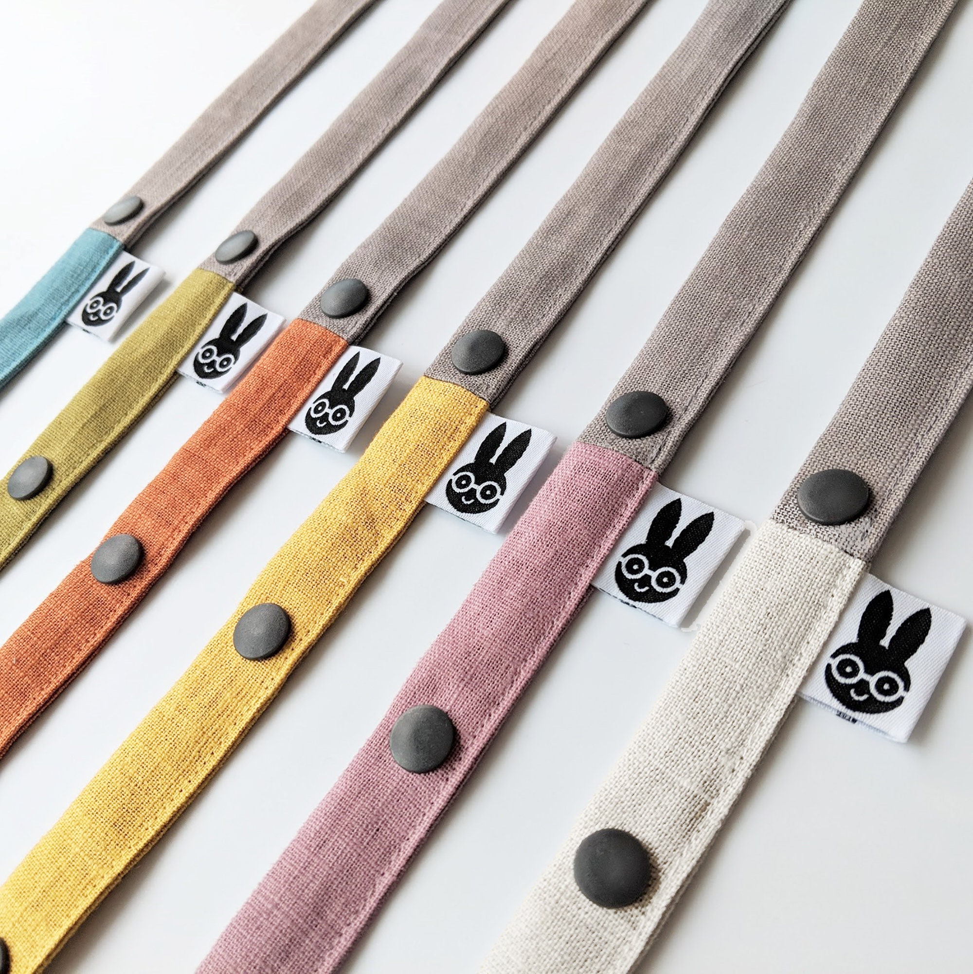 Washed Linen Toy Strap / Toy Minder / Leash / Sippy Cup Strap | Etsy