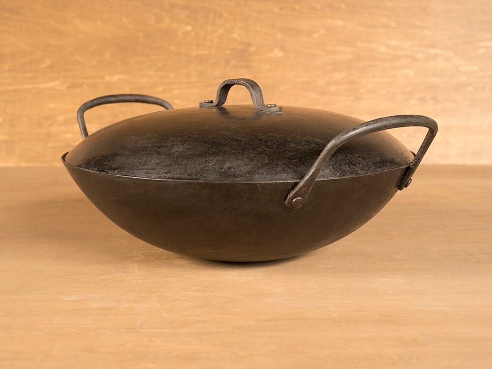 12" Real Classic Wok (guangdong Wok) Set "simple" - Etsy