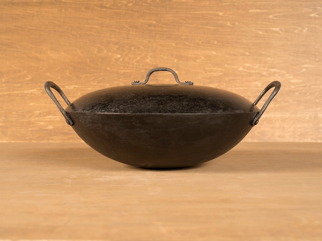 12" Real Classic Wok (guangdong Wok) Set "simple" - Etsy