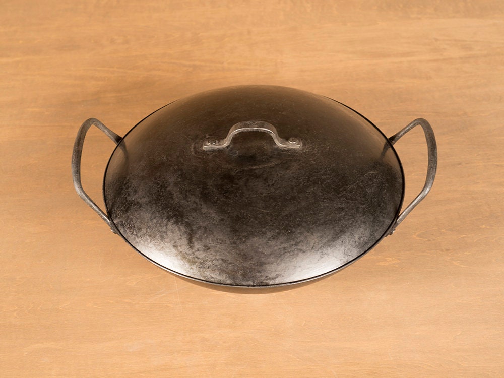 12" Real Classic Wok (guangdong Wok) Set "simple" - Etsy