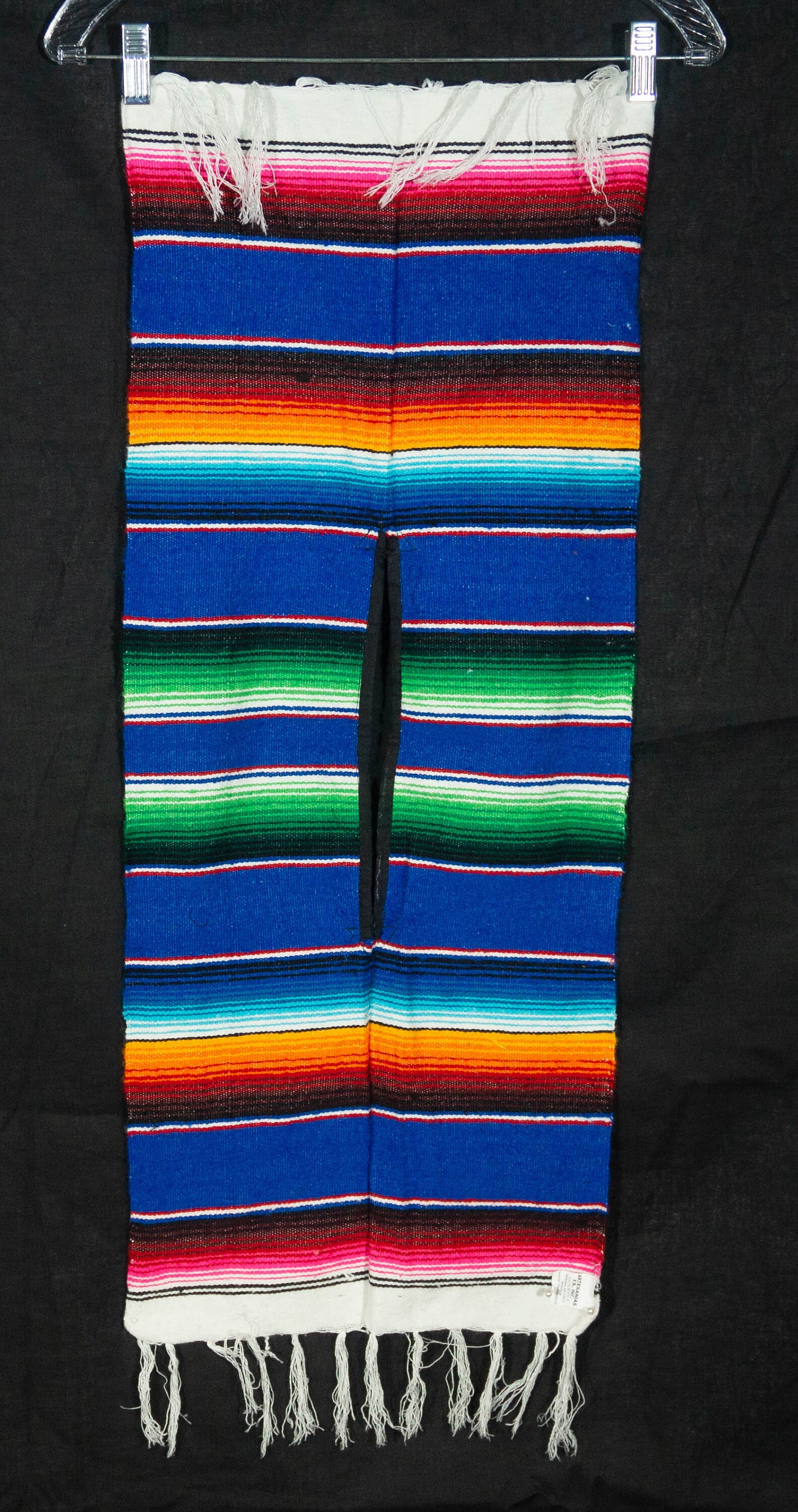 Southwestern Serape Poncho Vintage Vaquero Cowboy Made in - Etsy
