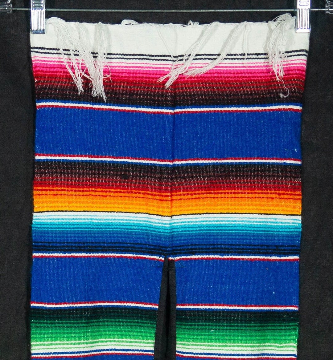 Southwestern Serape Poncho Vintage Vaquero Cowboy Made in Mexico Little ...