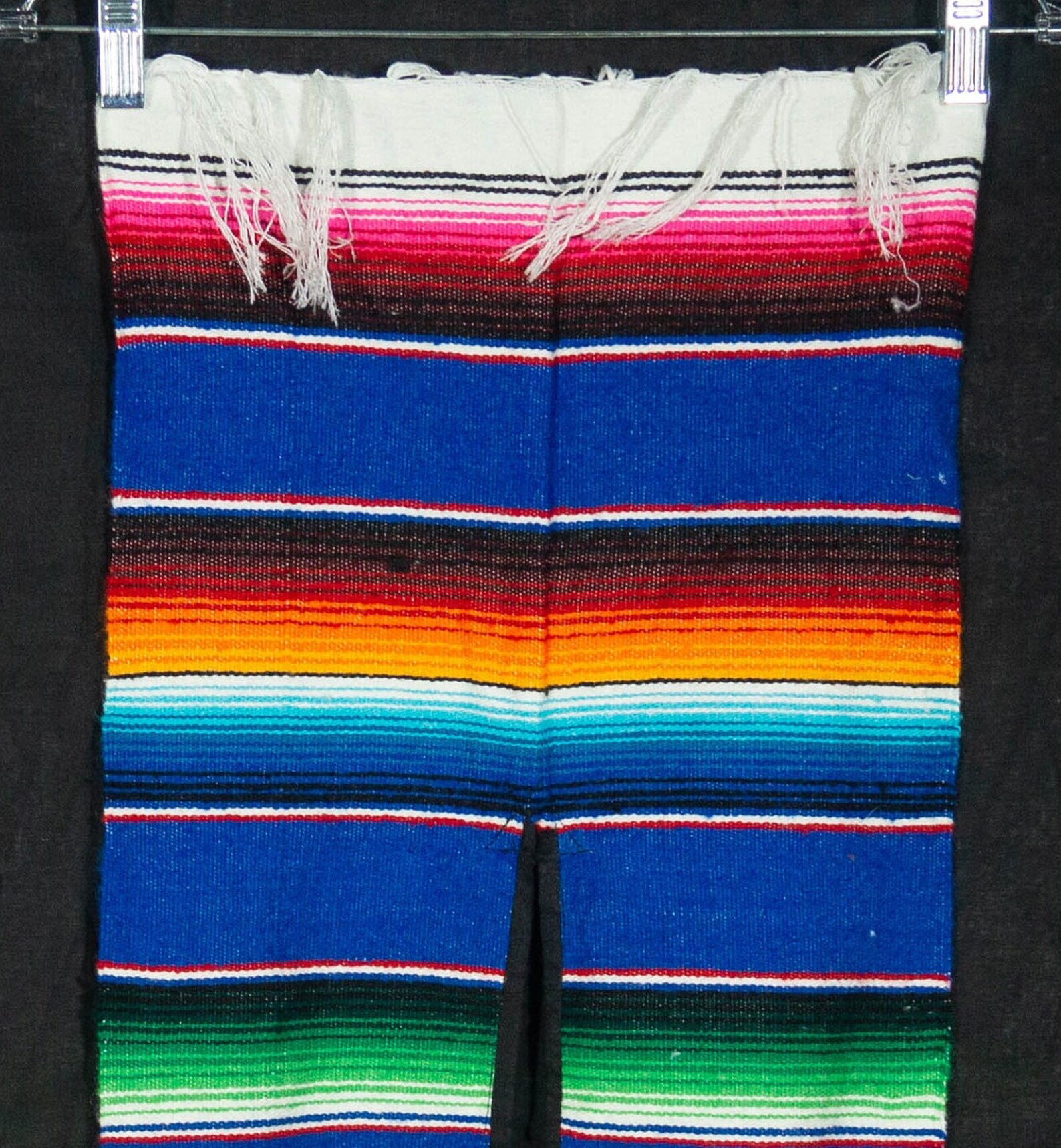 Southwestern Serape Poncho Vintage Vaquero Cowboy Made in - Etsy