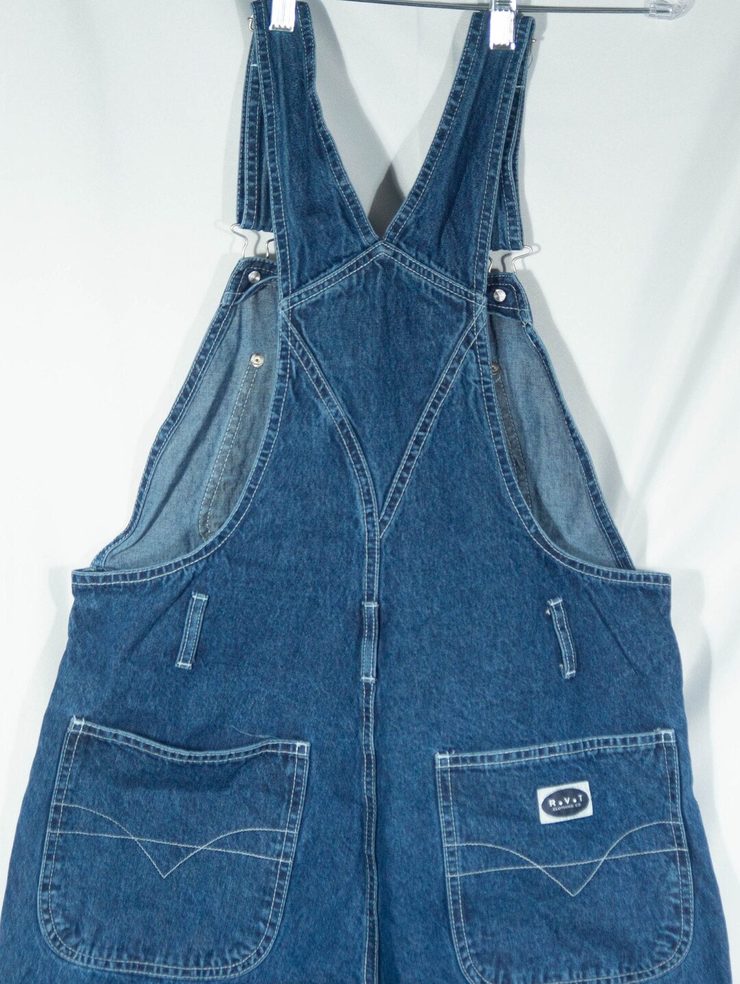 Vintage Denim Jeans Overalls 80s 90s R.V.T. Dungarees Women's Overalls ...