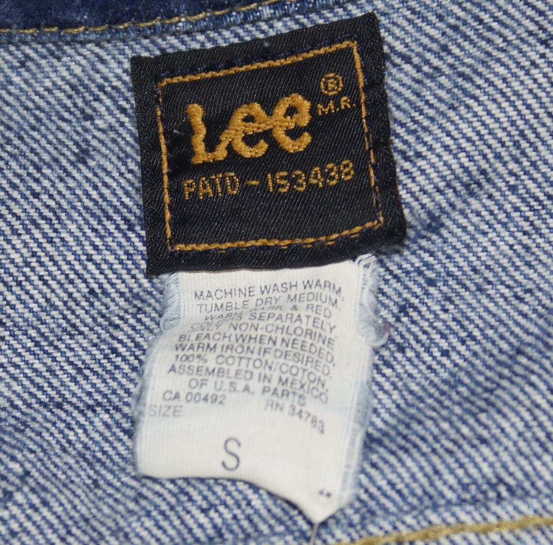 1970's Jean Jacket Vintage Denim Coat Original Lee Label | Etsy
