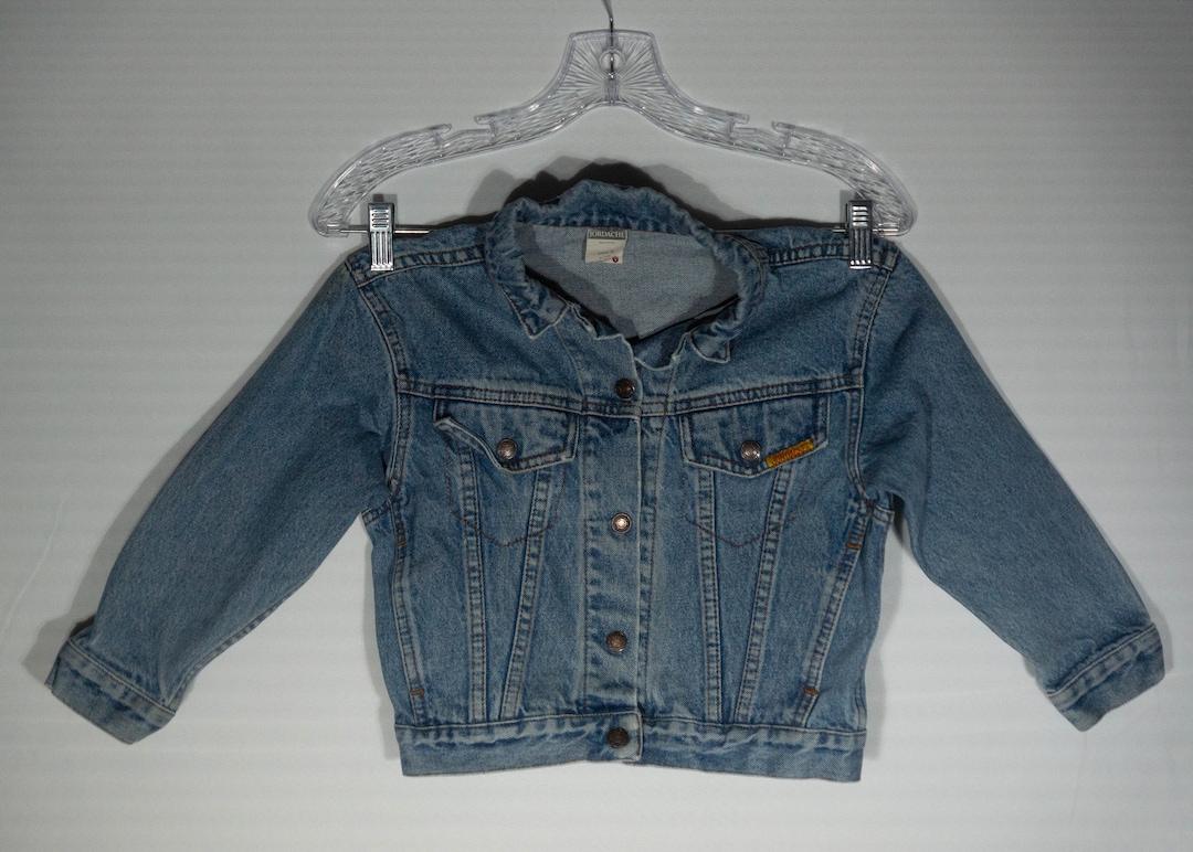 Vintage Jean Jacket Kids 80s 80's Jordache Coat Small Kids Child Size 6 ...