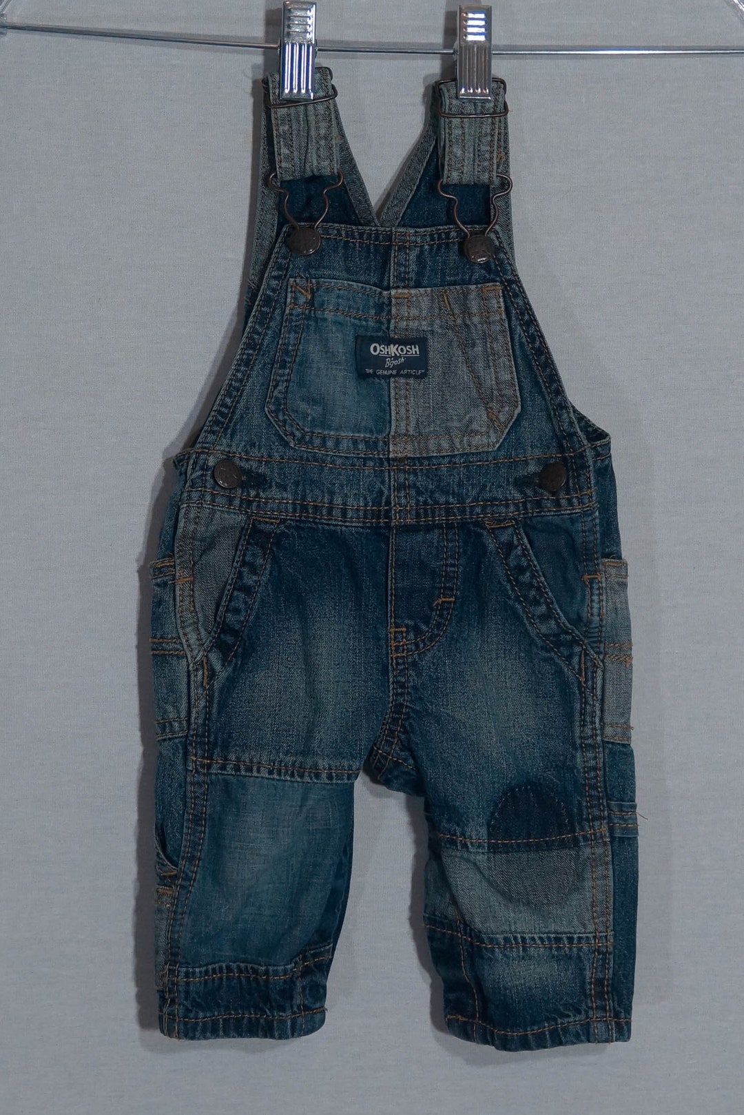 Infant Jeans Newborn Baby Oshkosh Overalls Jeans Vintage Patchwork ...
