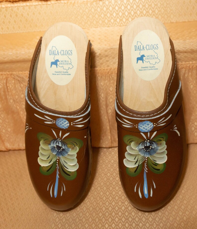 Vintage Swedish Clogs dala Clogs Wooden Clogs - Etsy