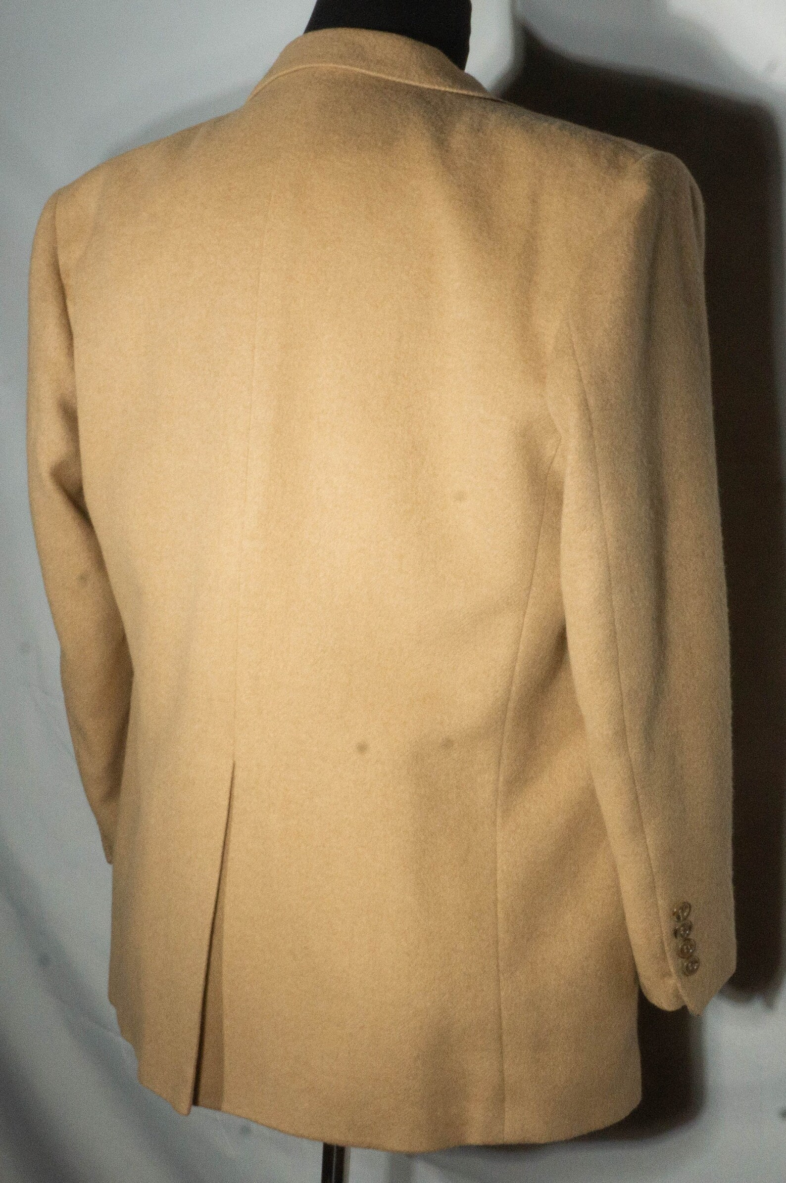 Vintage Camel Hair Jacket 90s Made in USA Union Label Blazer Geoffrey ...