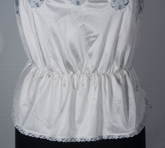 Vintage Camisole 70s 80s Lingerie Cami High Waist Boh Gem