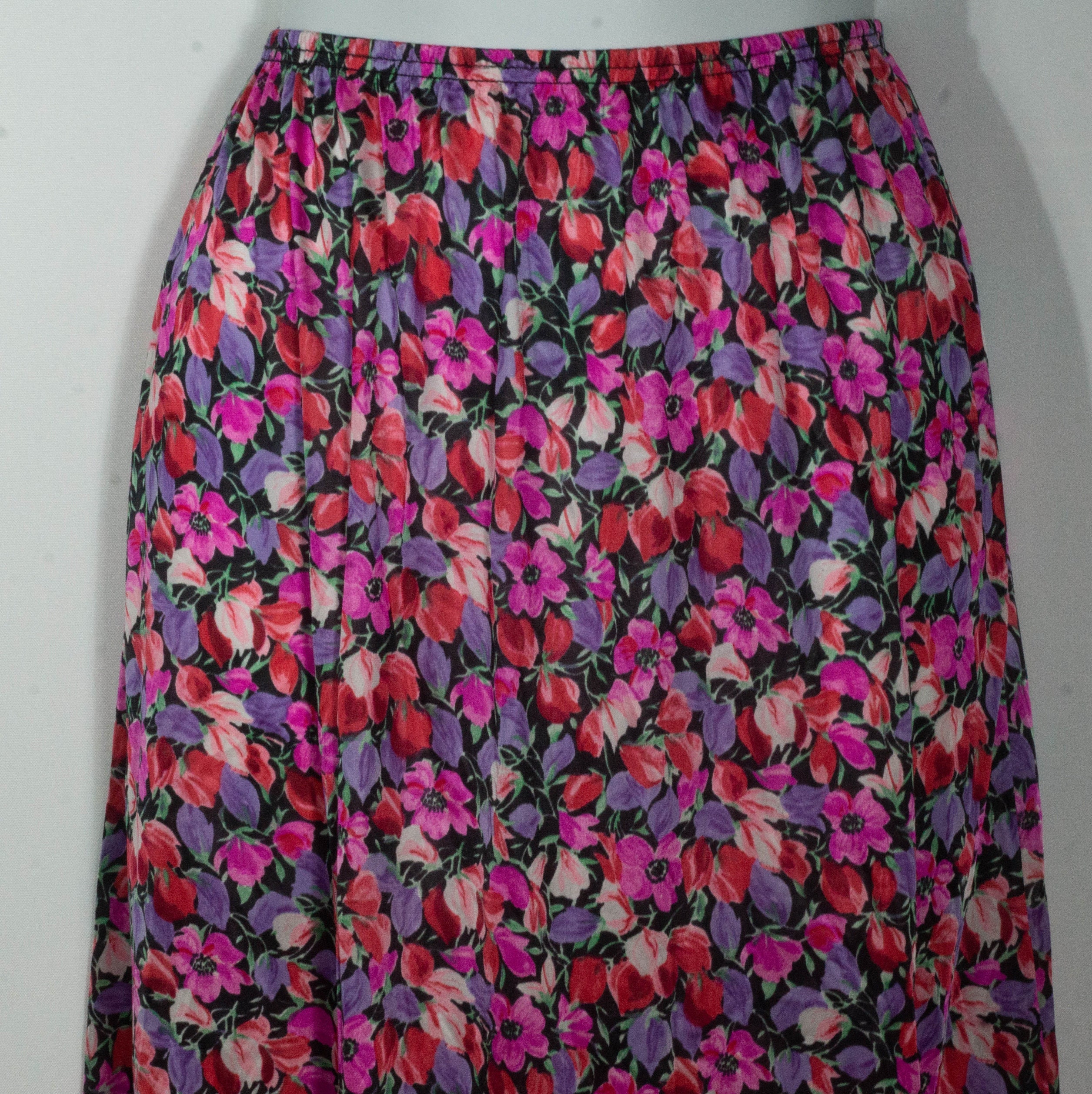 Vintage Vanity Fair Half Slip 1970's Lingerie Skirt RARE Floral Print ...