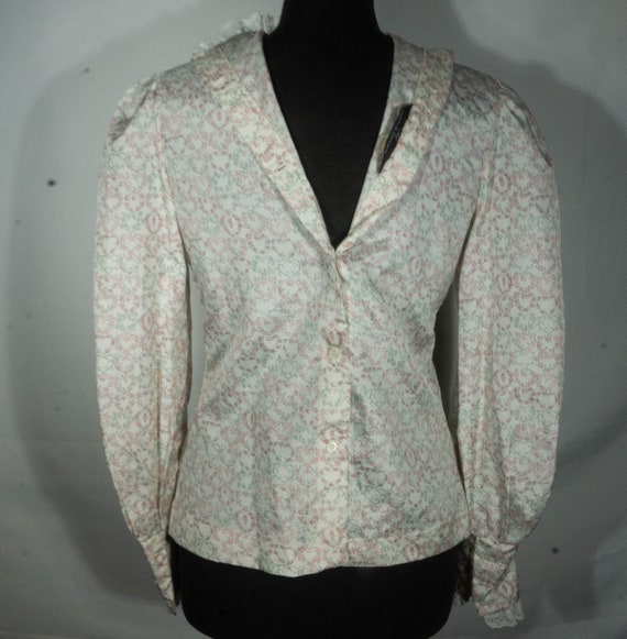 Vintage Pioneer Blouse Victorian Western Frontier Sty… - Gem