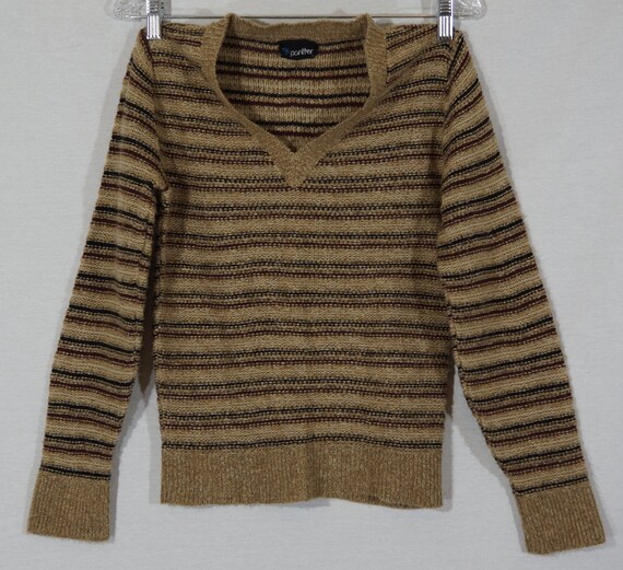 1970's Sweater Vintage Panther Label Pullover Long Sl… - Gem
