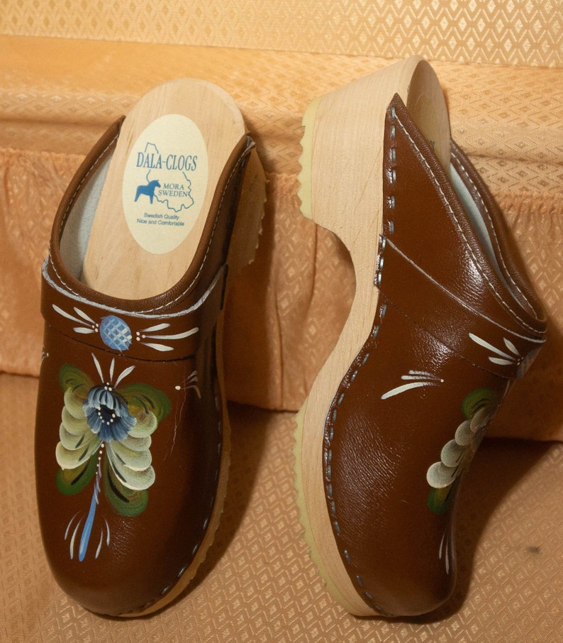 Vintage Swedish Clogs dala Clogs Wooden Clogs - Etsy