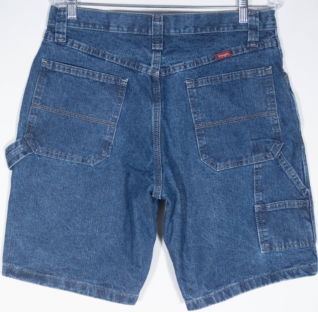 Vintage Carpenter Jean Shorts Wranglers Denim Dungarees Work Shorts Hip ...