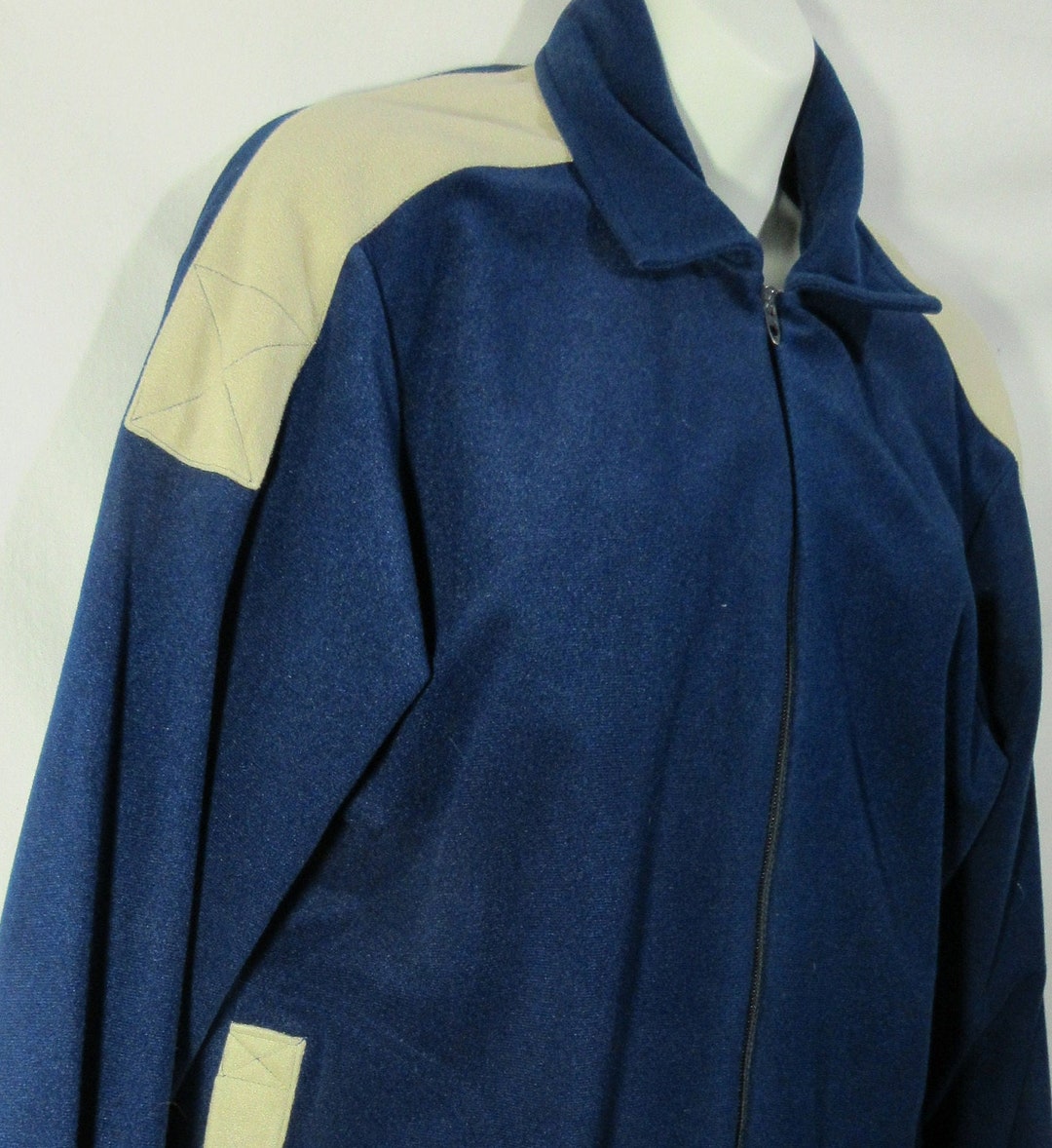 Vintage Track Suit Jacket 80s LEE Zip up Active Retro Athletic Wear ...