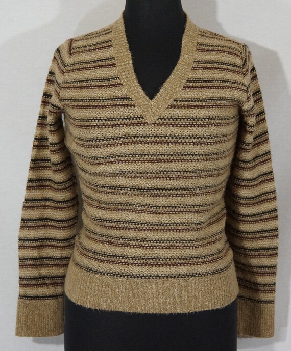 1970's Sweater Vintage Panther Label Pullover Long Sl… - Gem