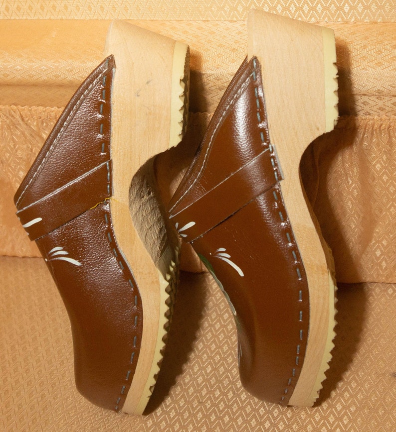 Vintage Swedish Clogs dala Clogs Wooden Clogs - Etsy