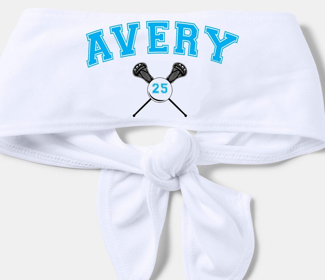 Personalized Lacrosse Headband for Girls Lacrosse Team Headband ...