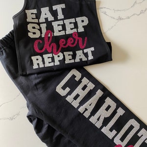 Cheer Sweatpants, Cheer Gifts, Cheer Pants, Personalized Sweatpants ...