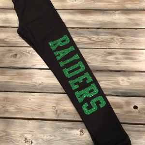 Cheer Leggings, Cheer Team Pants, Cheerleader Leggings, Cheer Squad ...