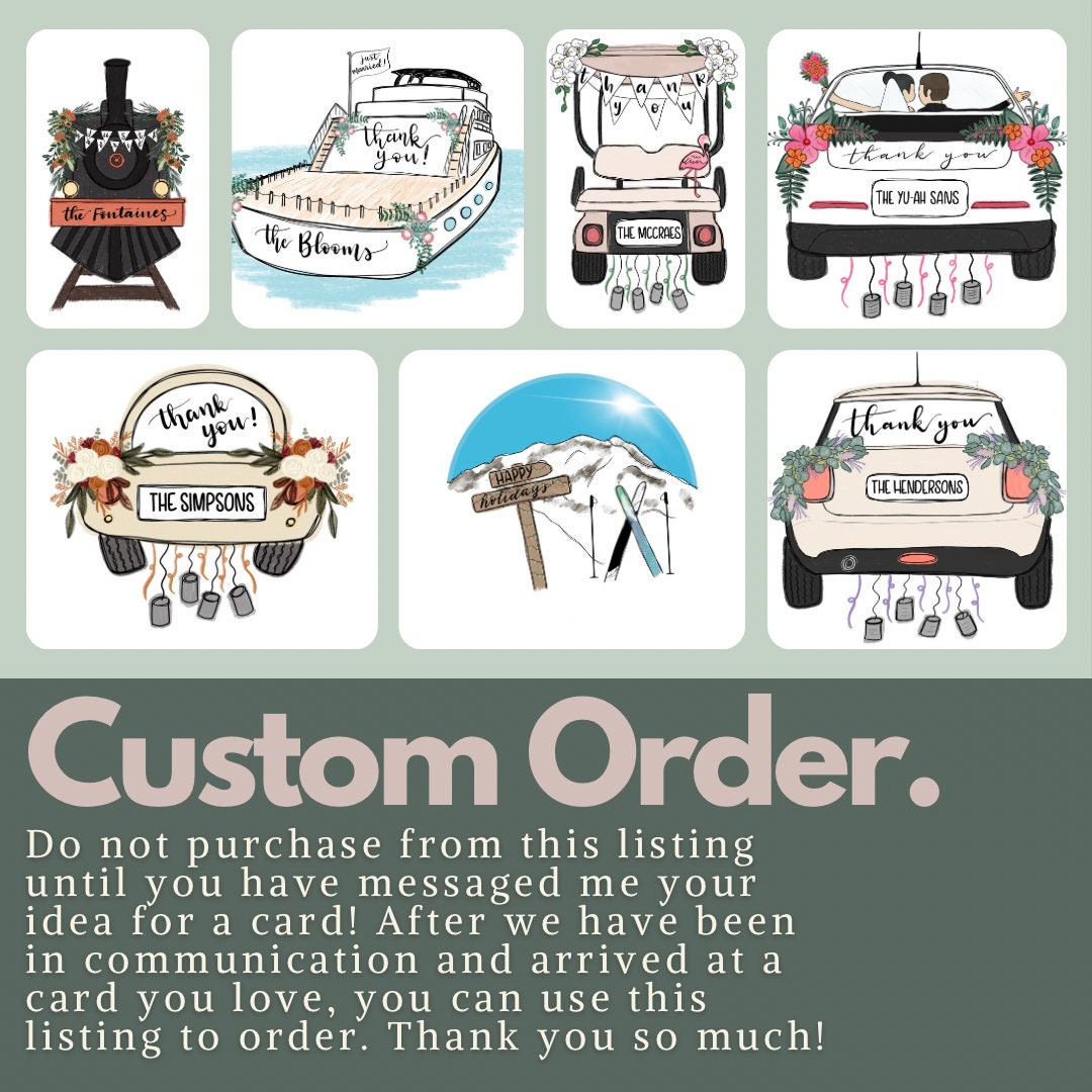Custom Order Cards for Any Occasion - Etsy