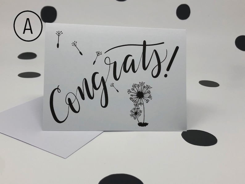 Congratulations Cards Congrats Cards Cards for Any Occasion - Etsy