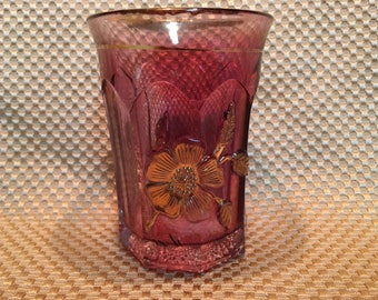 Rose colored glass | Etsy