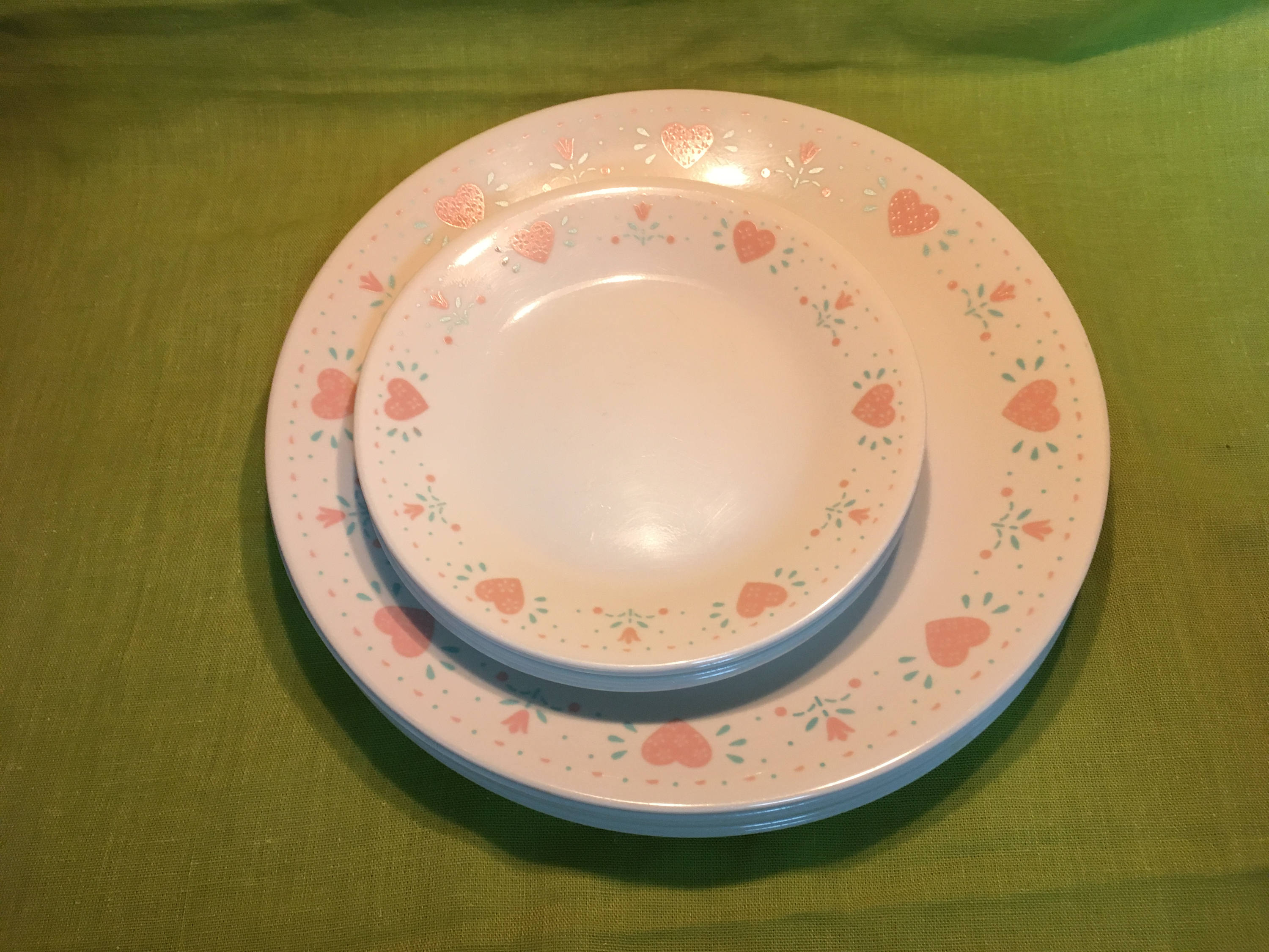 Corelle Forever Yours Dessert Plate Vintage - Etsy