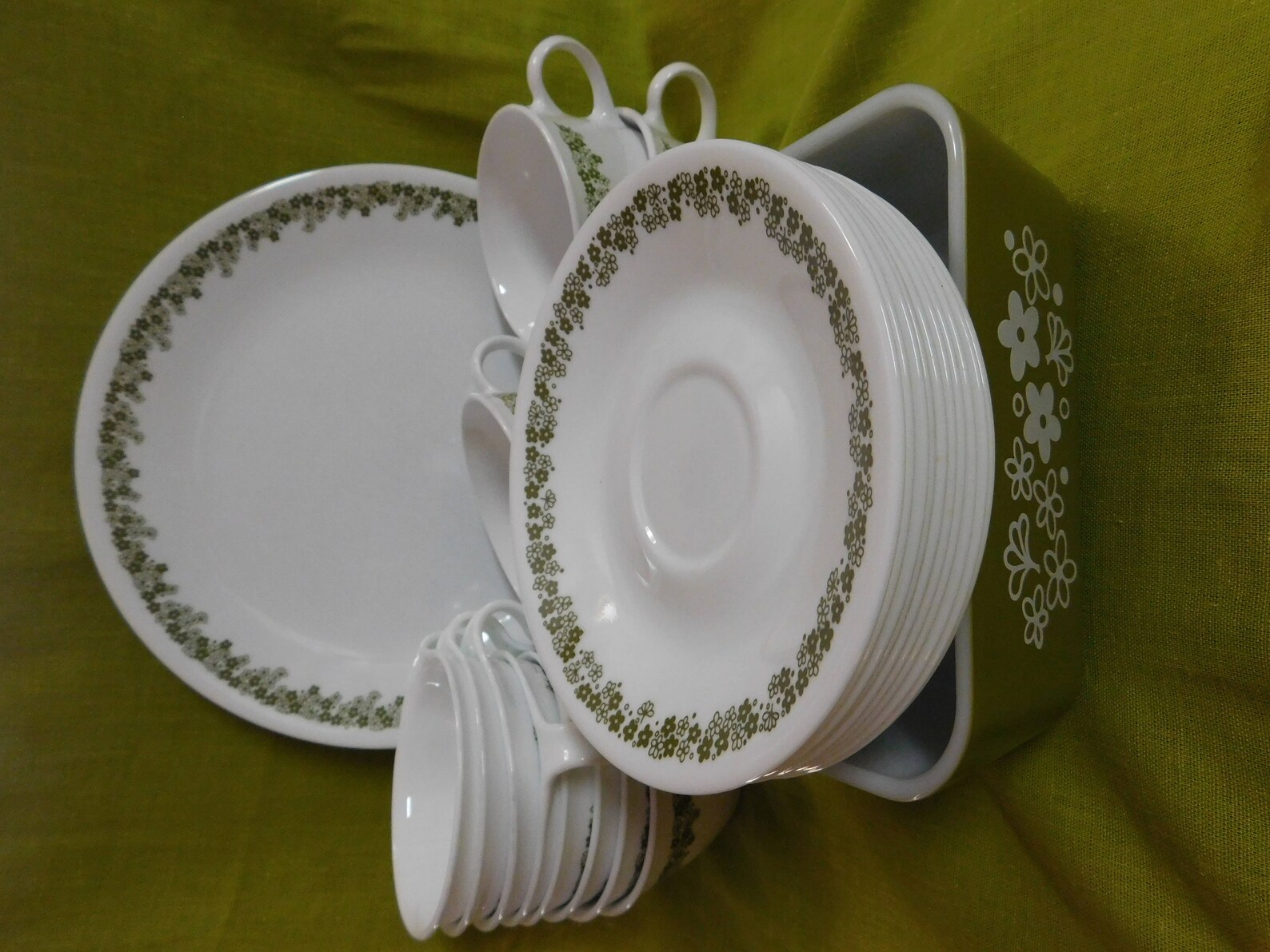 Corelle Crazy Daisy/spring Blossom Saucer Vintage - Etsy