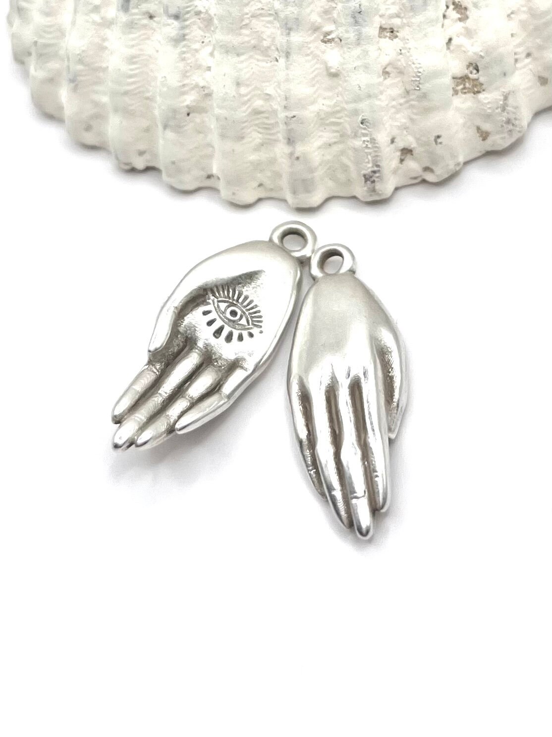 Healing Hand Pendant Modern Style-spiritual Metal Hand - Etsy