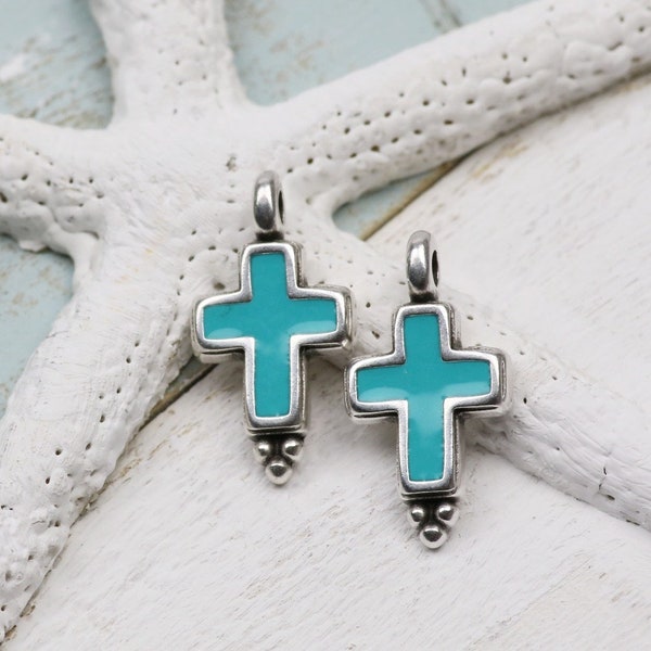 Turquoise Cross - Etsy