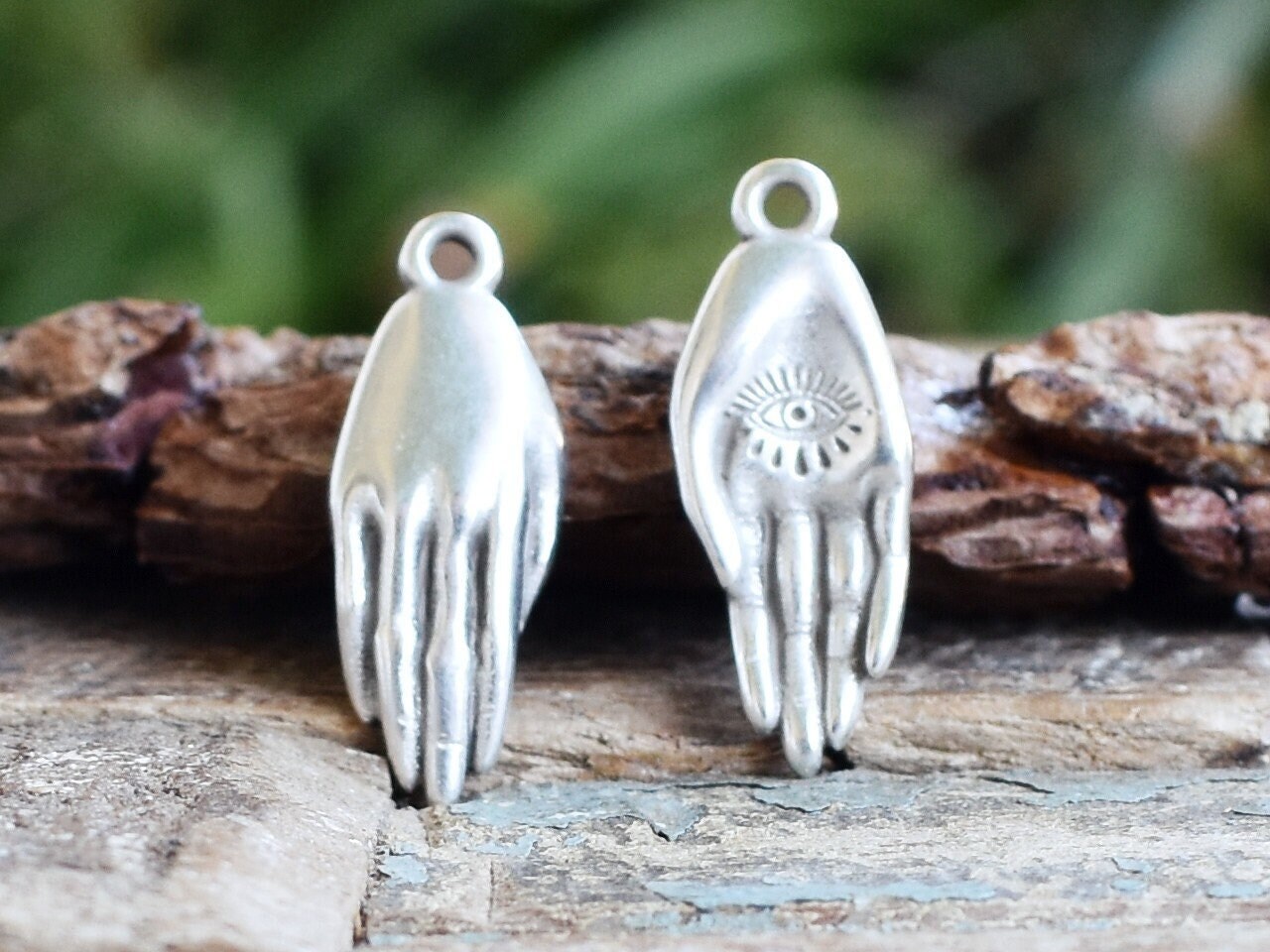 Healing Hand Pendant Modern Style-spiritual Metal Hand - Etsy