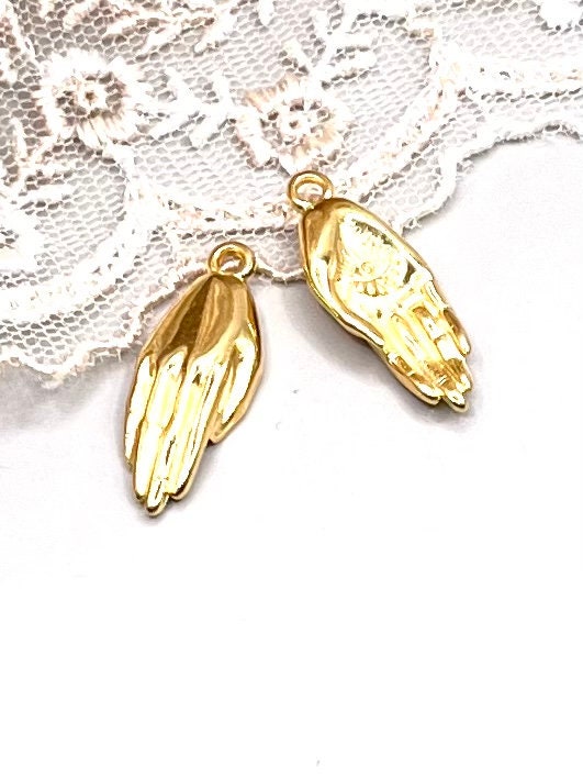 Healing Hand Pendant Modern Style-spiritual Metal Hand - Etsy