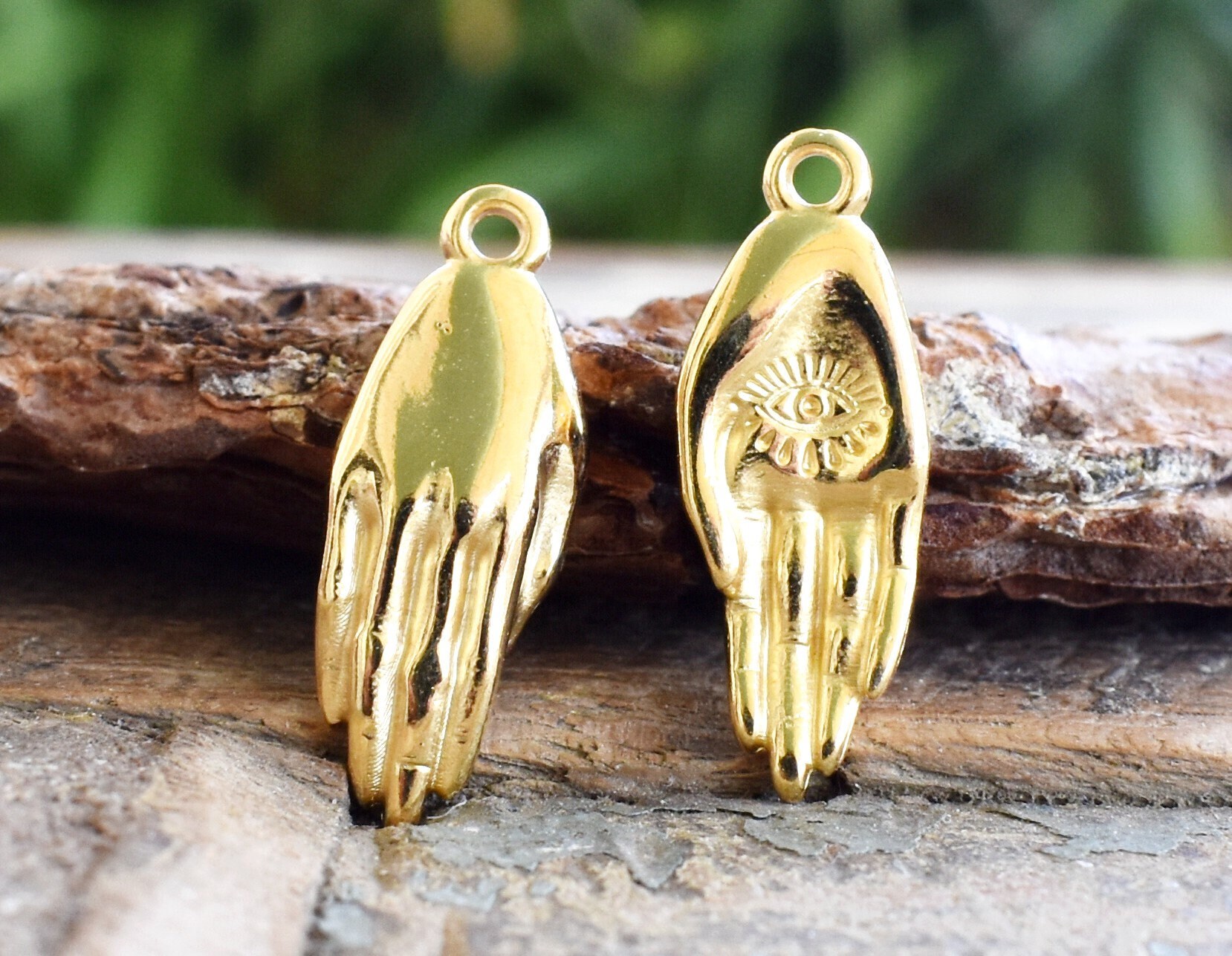 Healing Hand Pendant Modern Style-spiritual Metal Hand - Etsy