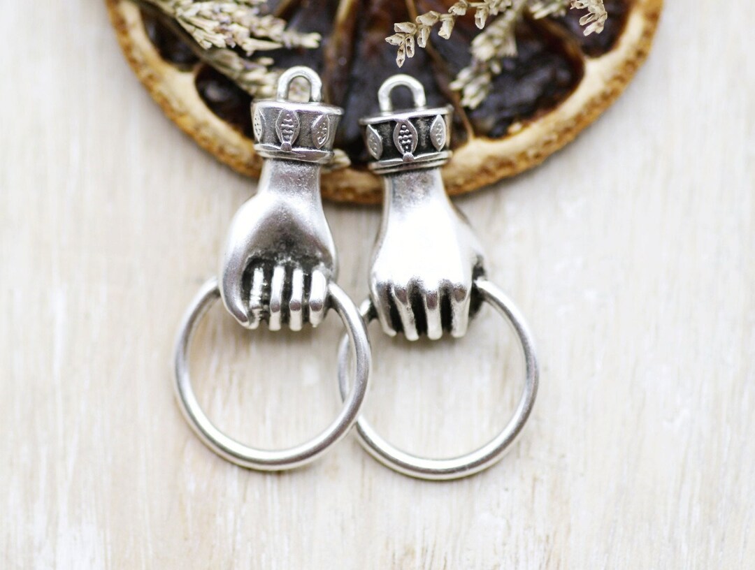 Hand Charm Hand Holding Ring Connector Hand Charm Holder - Etsy