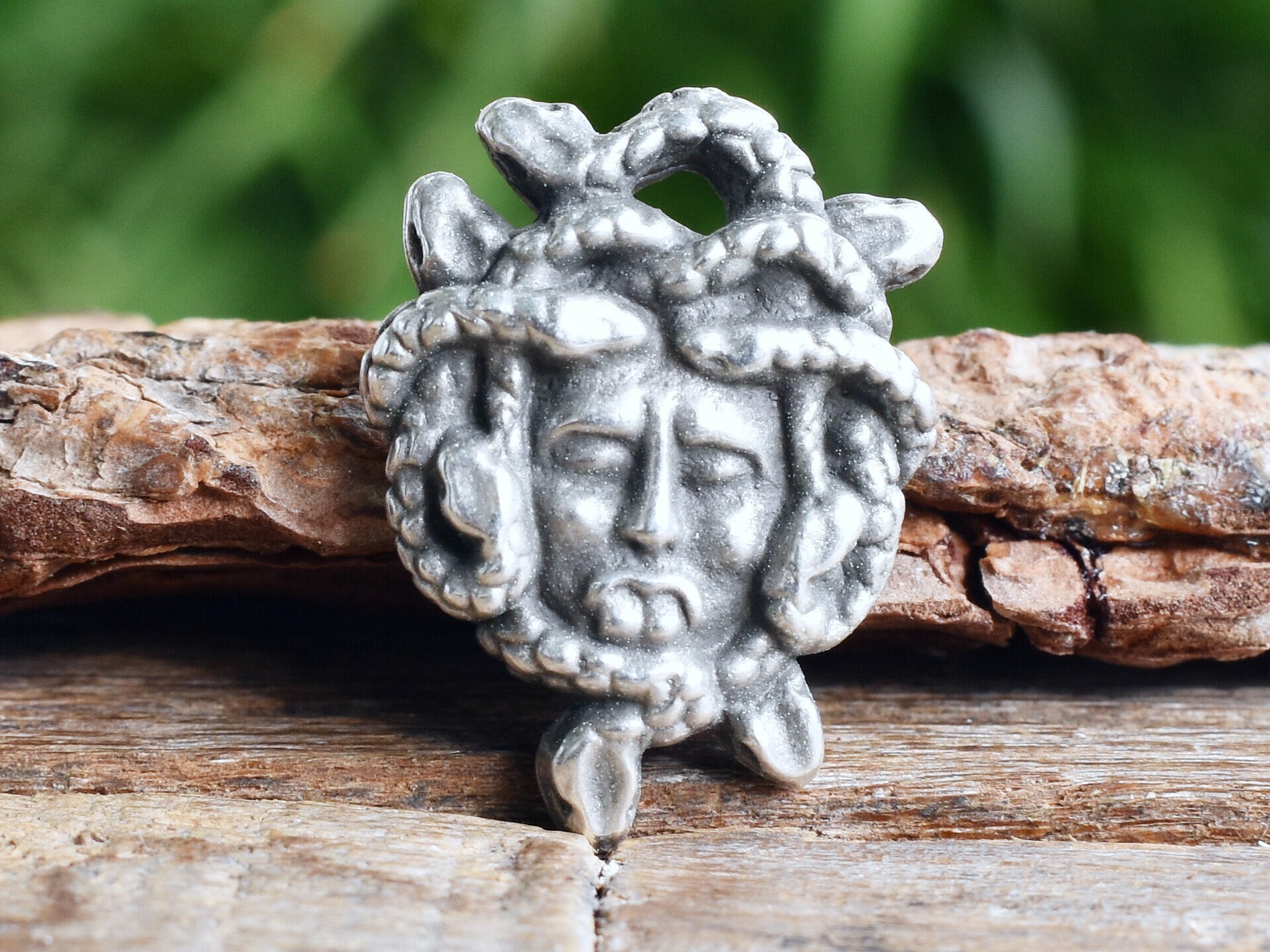 Medusa Pendant Medusa Beads Greek Medusa Head CharmsGreek | Etsy